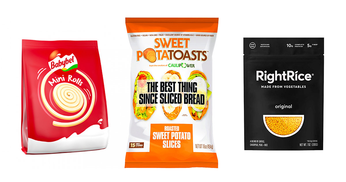 Babybel Cheese Snack, Sweet Potato Toast, Protein Rice | Hungry Girl