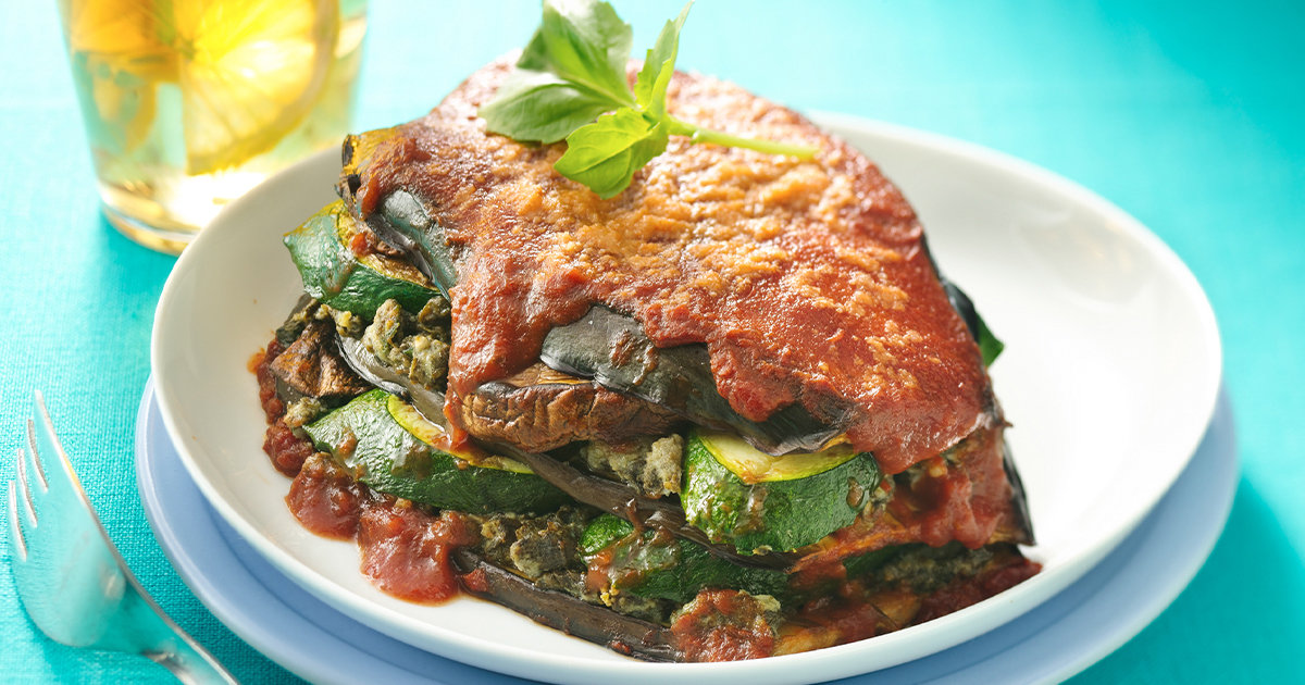 Lasagna-Inspired Veggie Stacks + More Healthy Meatless Recipes | Hungry ...