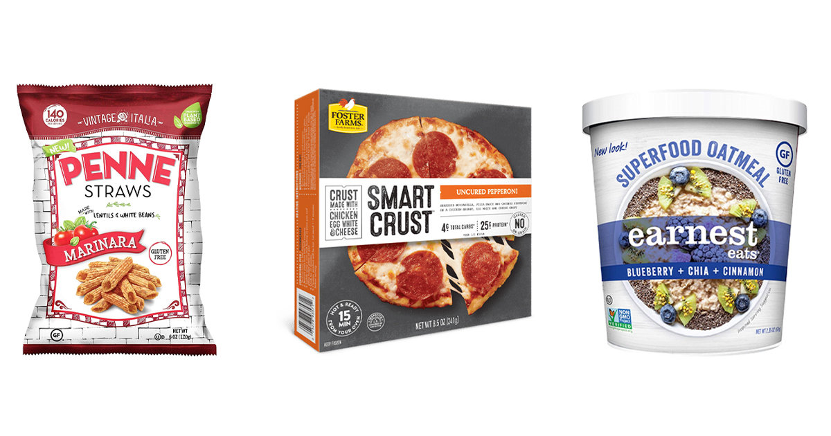 Crunchy Bean-Based Pasta Snacks, Protein-Crust Frozen Pizza, Superfood ...