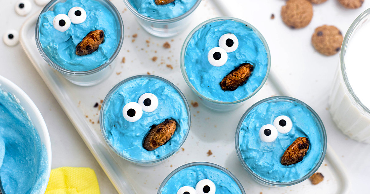 Cookie Monster Mousse Shots + More Mini Dessert Recipes Under 80 ...