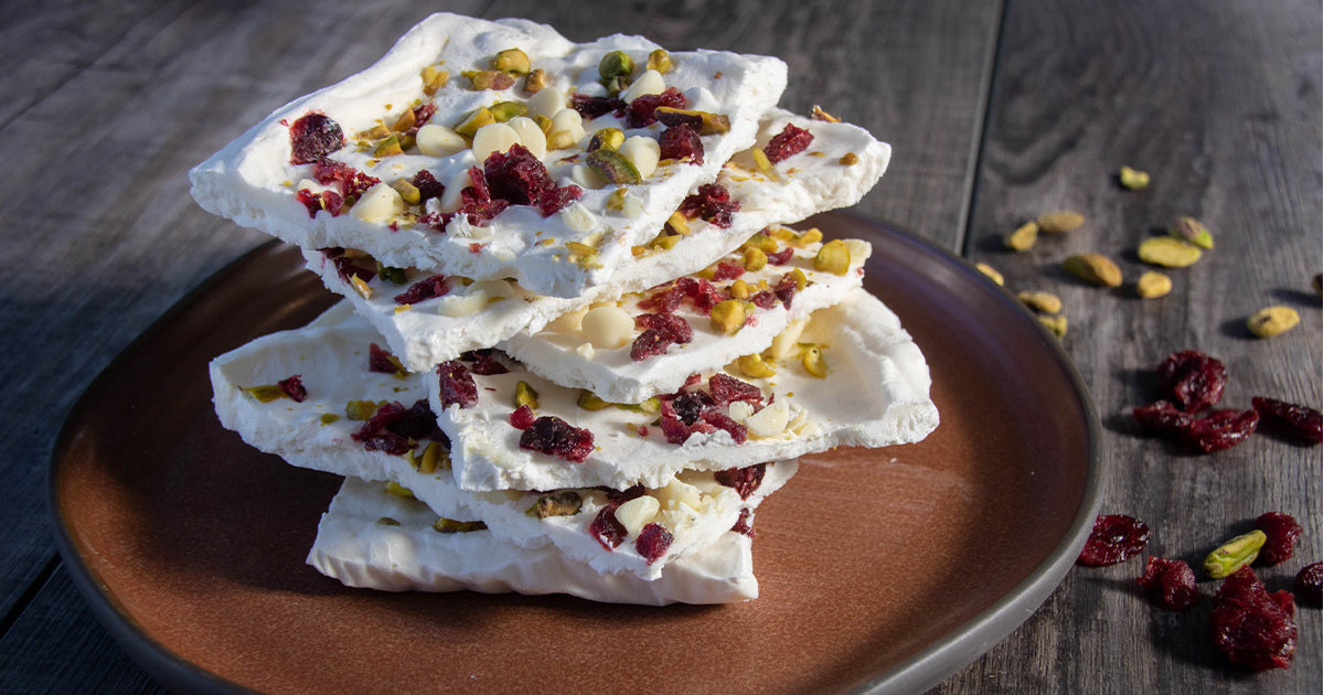 Cranberry Pistachio Frozen Yogurt Bark + More Healthy Thanksgiving ...