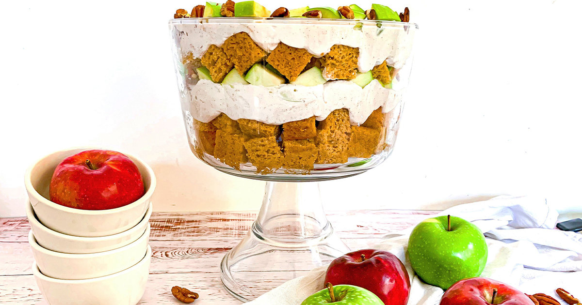 Easy Apple Spice Trifle Recipe | Hungry Girl