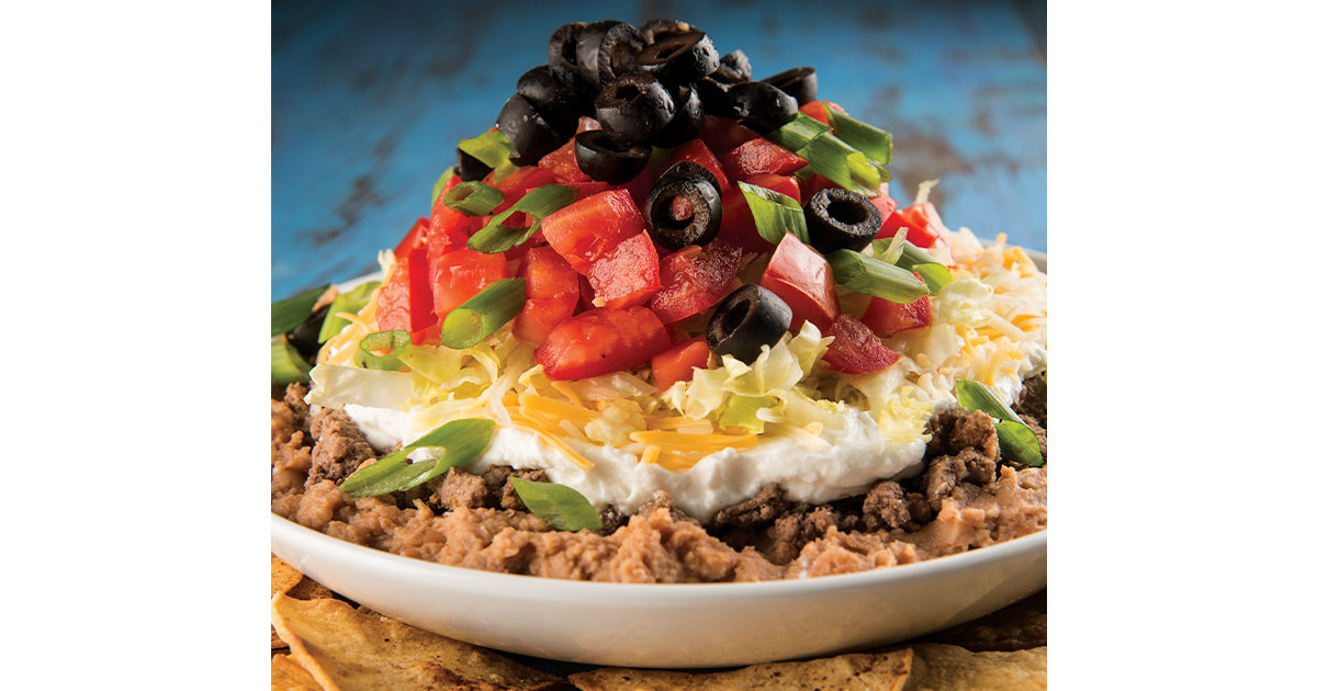 Healthy 8-Layer Dip Recipe | Hungry Girl