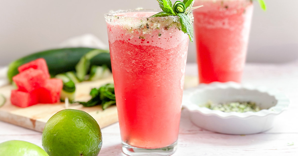 4-Ingredient Watermelon Cocktail Recipe | Hungry Girl