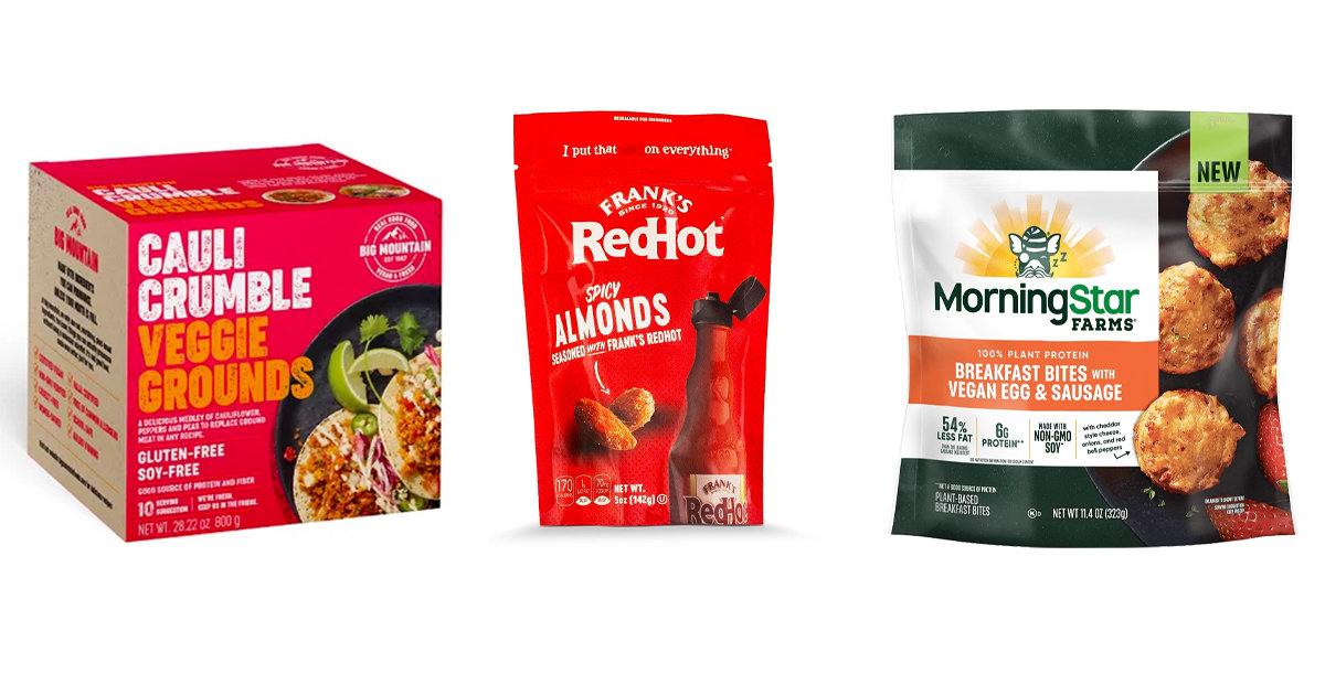 Plant-Based Crumbles with Cauliflower, Frank's RedHot Spicy Almonds ...
