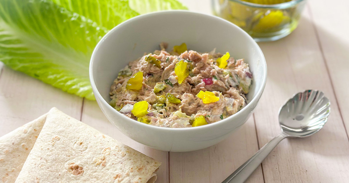 Healthy Pickle Ranch Tuna Salad Recipe | Hungry Girl