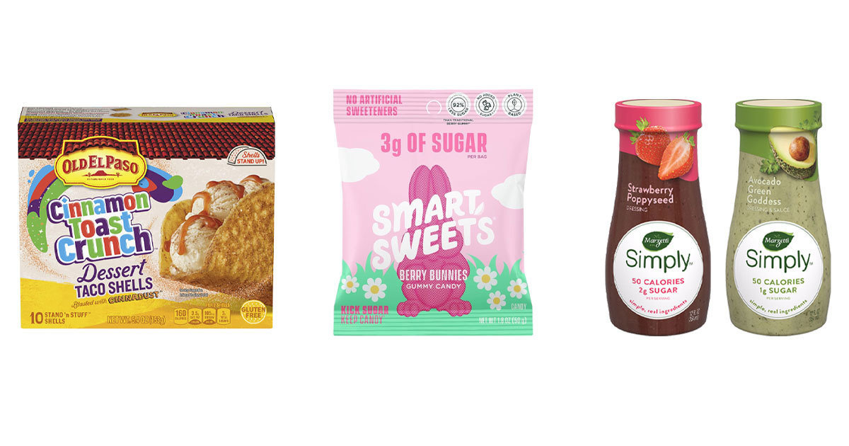 Cinnamon Toast Crunch Taco Shells, Low-Calorie Dressings & Sauces, Low ...