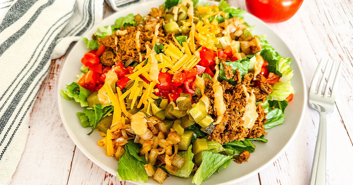 Healthy Salad Inspired by In-N-Out Burger’s Animal-Style Burger ...
