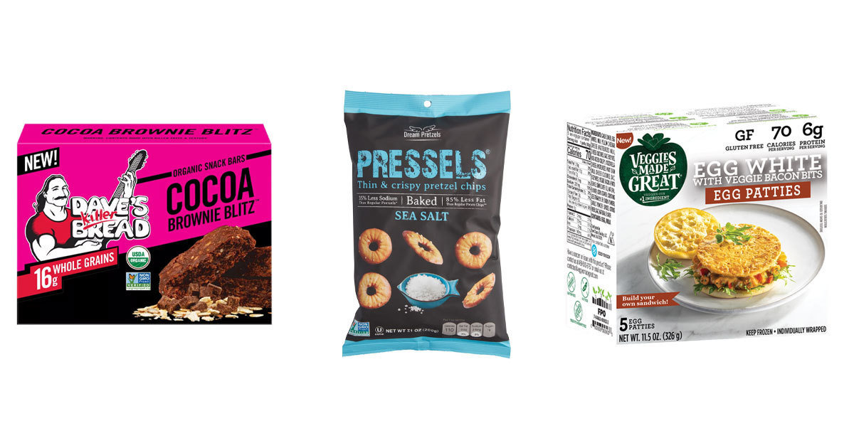 Soft-Baked Snack Bars, Flat Pretzel Chips, Healthy Frozen Egg Patties ...