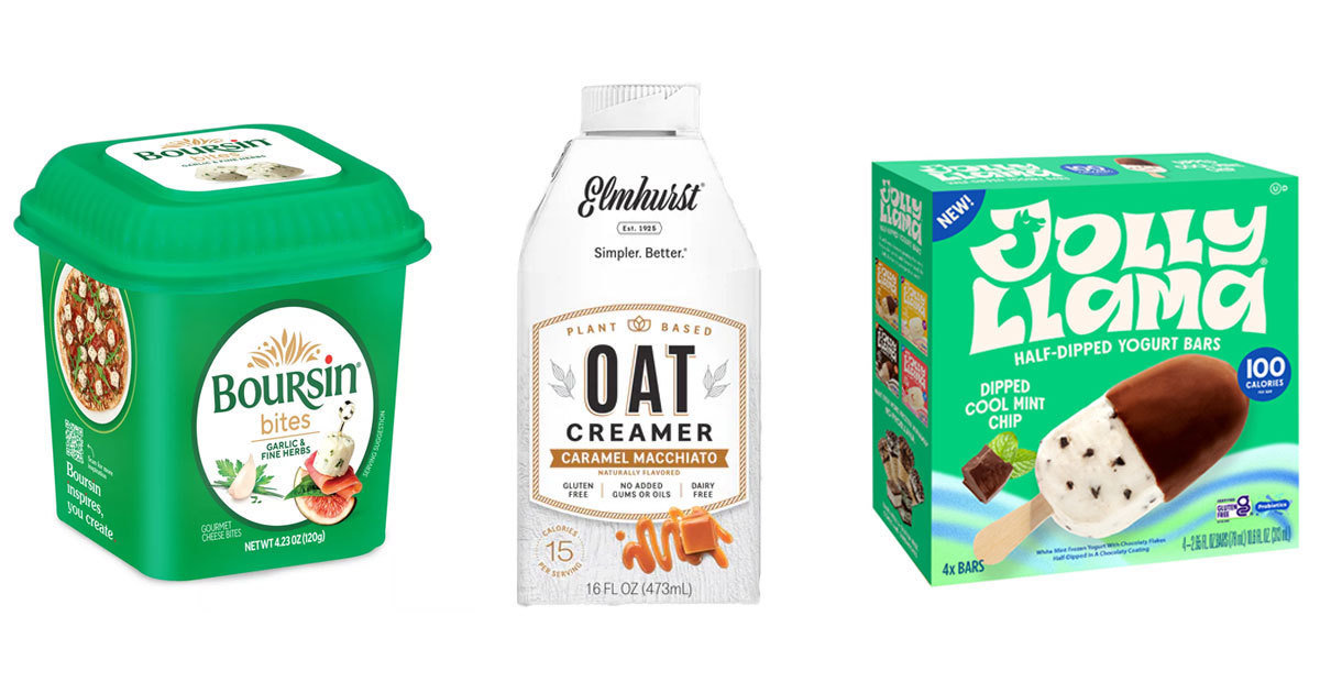 Bite-Sized Boursin Cheese, Plant-Based Flavored Creamer, Dipped Frozen ...