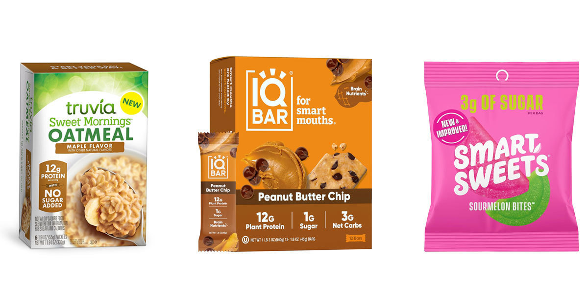 Stevia-Sweetened Oatmeal with Protein, Brain-Food Protein Bars, Low ...