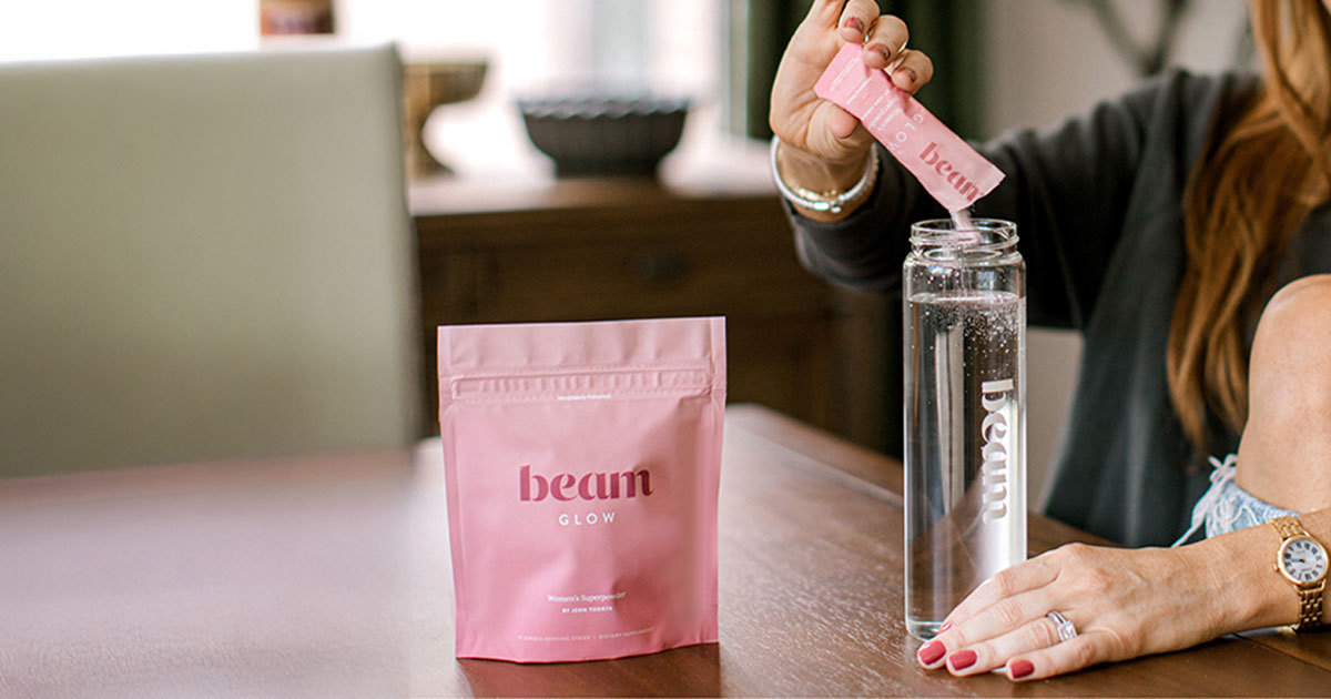 Beam Glow by Jenn Todryk Women’s Hormone-Balancing Drink | Hungry Girl