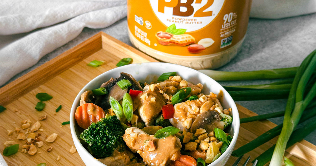 PB2 Powdered Peanut Butter + 15-Minute Peanut Chicken Stir-Fry Recipe ...
