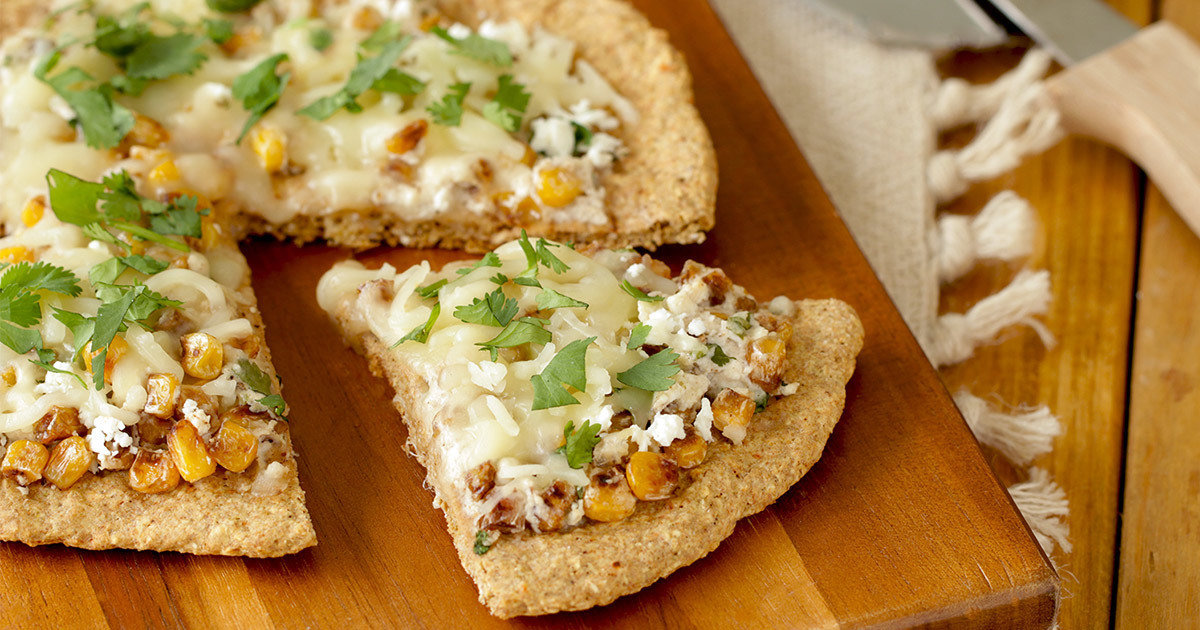 Healthy Pizza Recipes: Mexi-Corn, 4-Cheese Garlic | Hungry Girl
