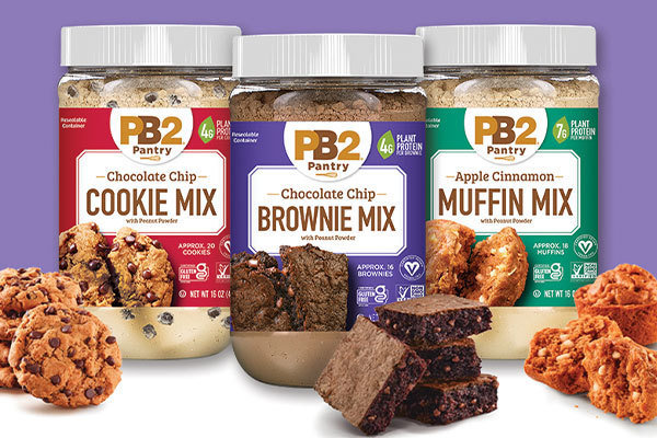 PB2 Pantry Baking Mixes: Plant-Based Brownies, Cookies, and Muffins ...