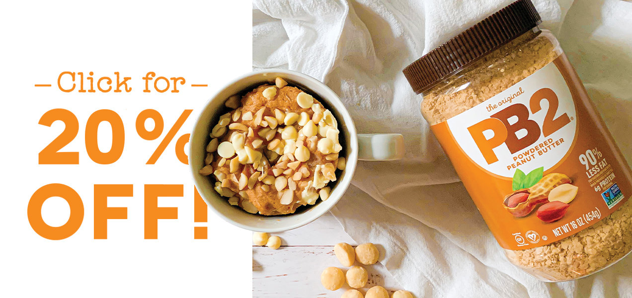 PB2 Powdered Peanut Butter, Recipes & Plant-Based Baking Mixes | Hungry ...