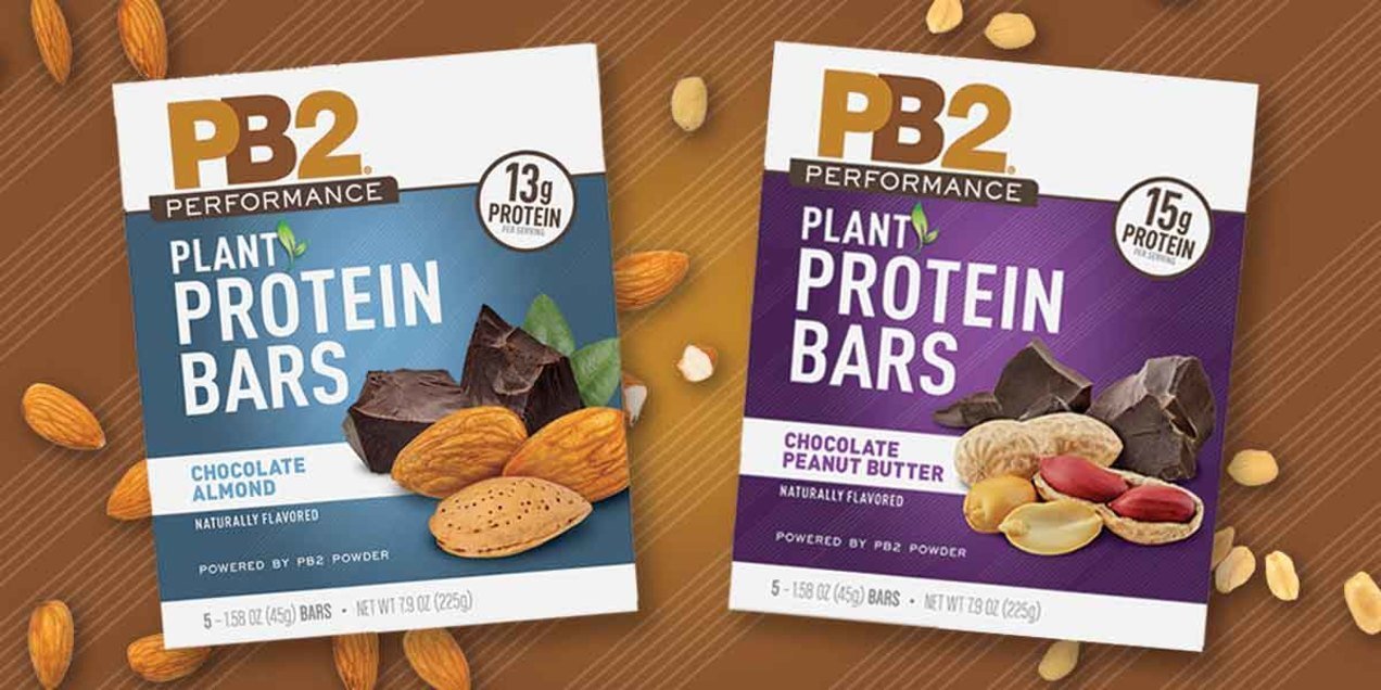 PB2 Plant-Based Protein Bars with Real Peanuts & Almonds | Hungry Girl
