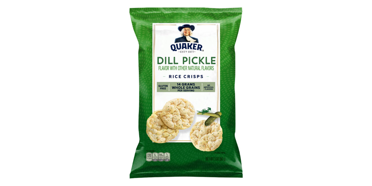Dill Pickle Rice Chips, Green Olive Snack Pouches, Chicken Caesar Salad ...