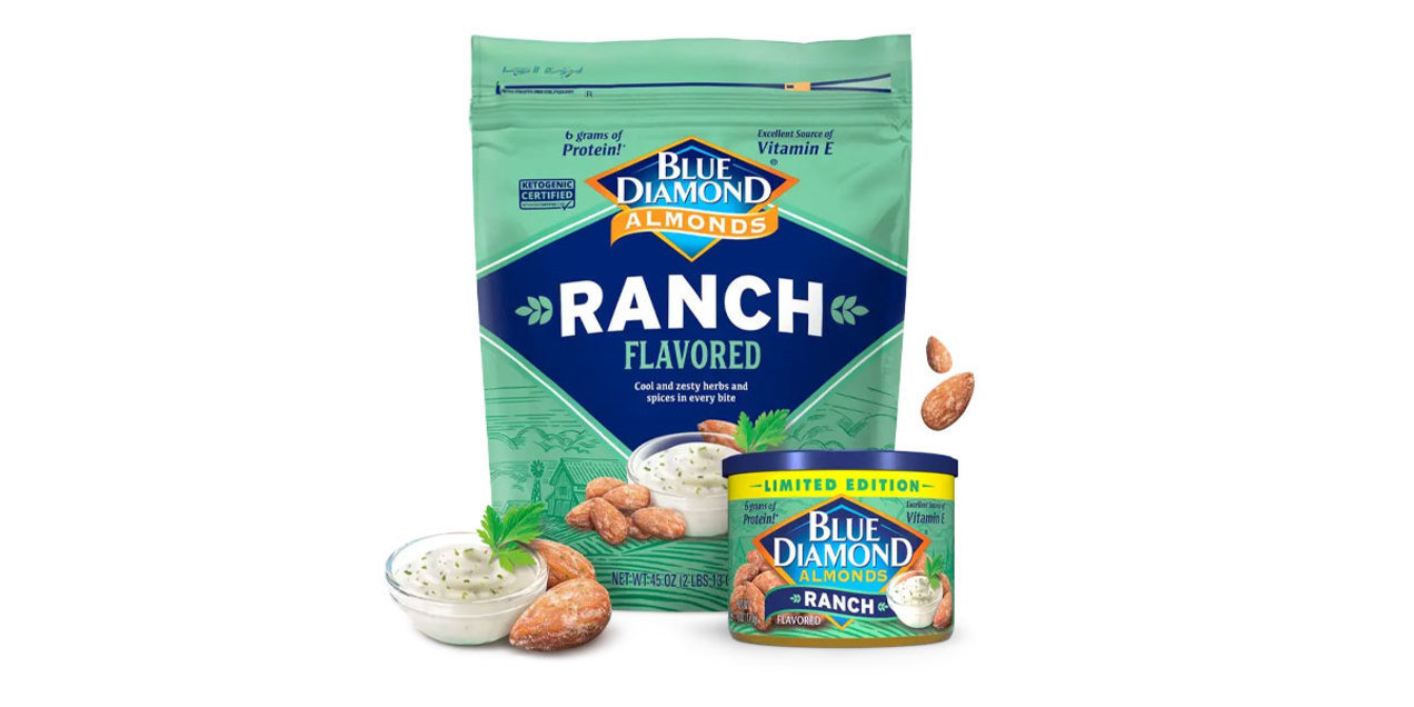 Sweet Waffles with Protein, Ranch-Flavored Almonds, Low-Sugar Yogurt ...