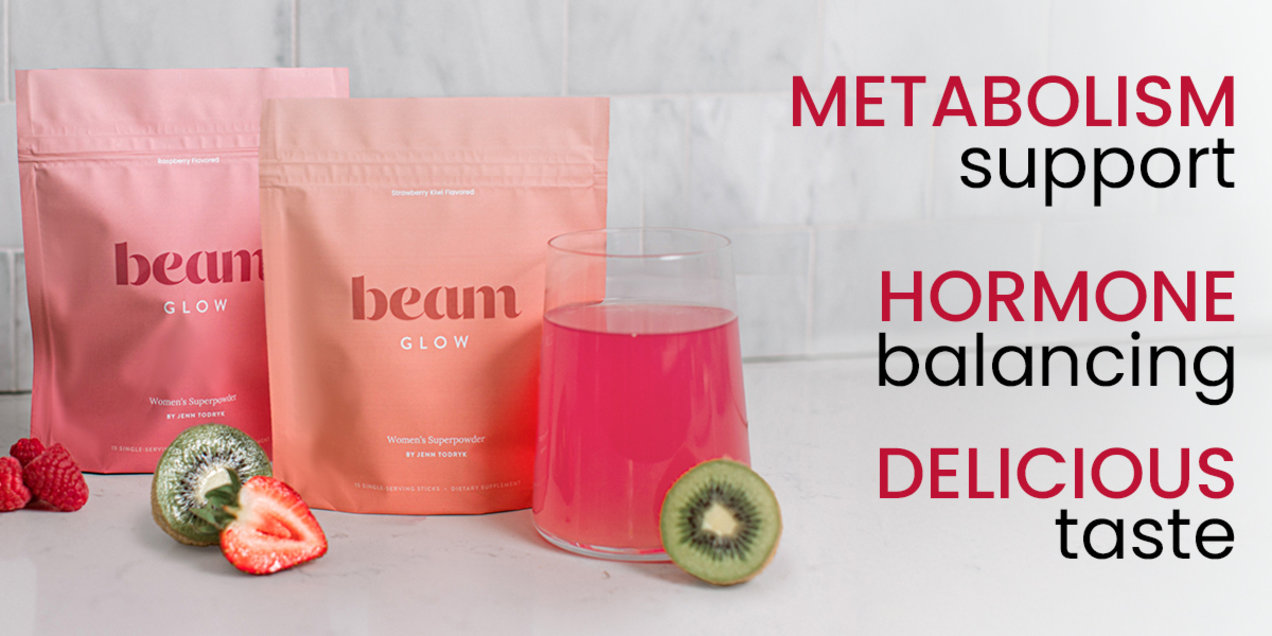 Beam Glow by Jenn Todryk Women’s Hormone-Balancing Drink | Hungry Girl