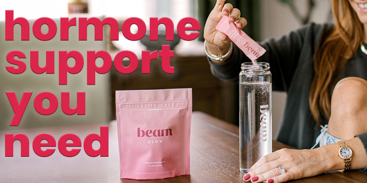 Beam Glow by Jenn Todryk Women’s Hormone-Balancing Drink | Hungry Girl