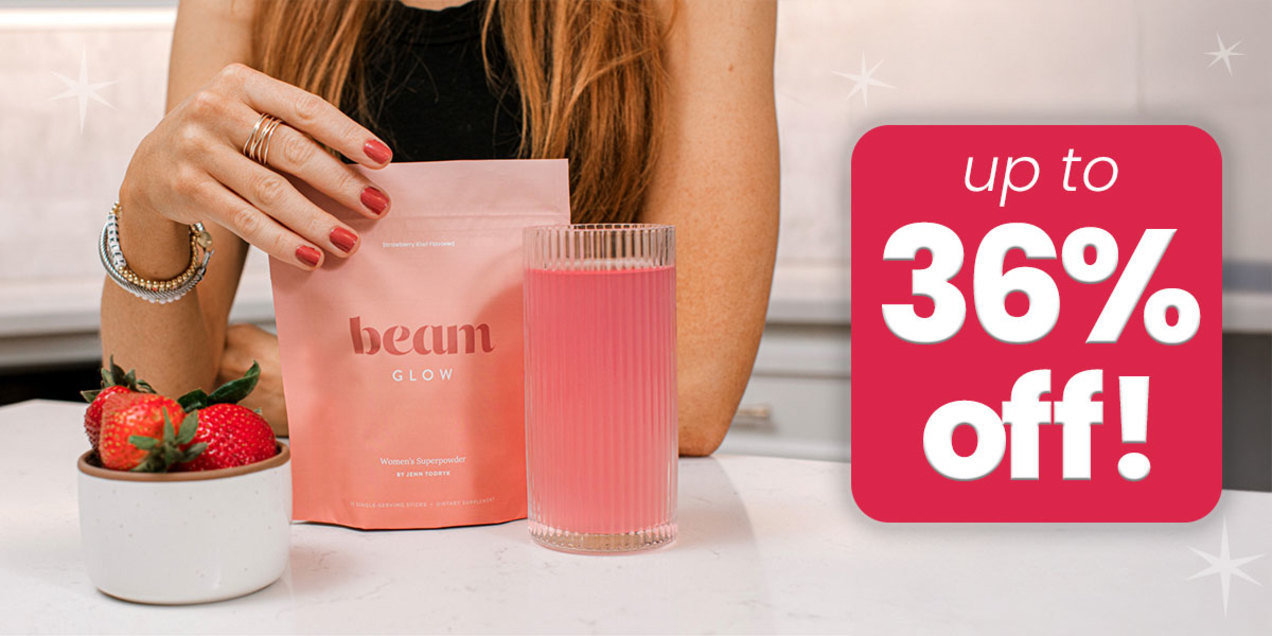 Beam Glow by Jenn Todryk Women’s Hormone-Balancing Drink | Hungry Girl