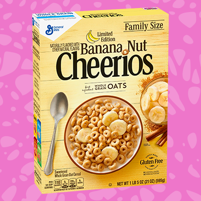 Low-Calorie Ginger & Cranberry Soda, Banana Nut Cheerios, Meatless ...