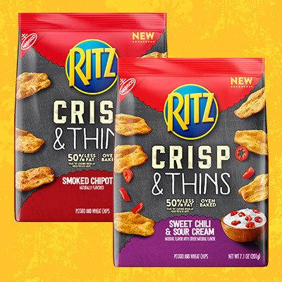 Oven-Baked Ritz Chips, Organic Salad Dressing, Gourmet Almonds | Hungry ...