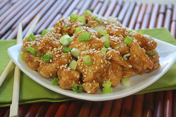 Sweet and Sticky Sesame Chicken | Hungry Girl