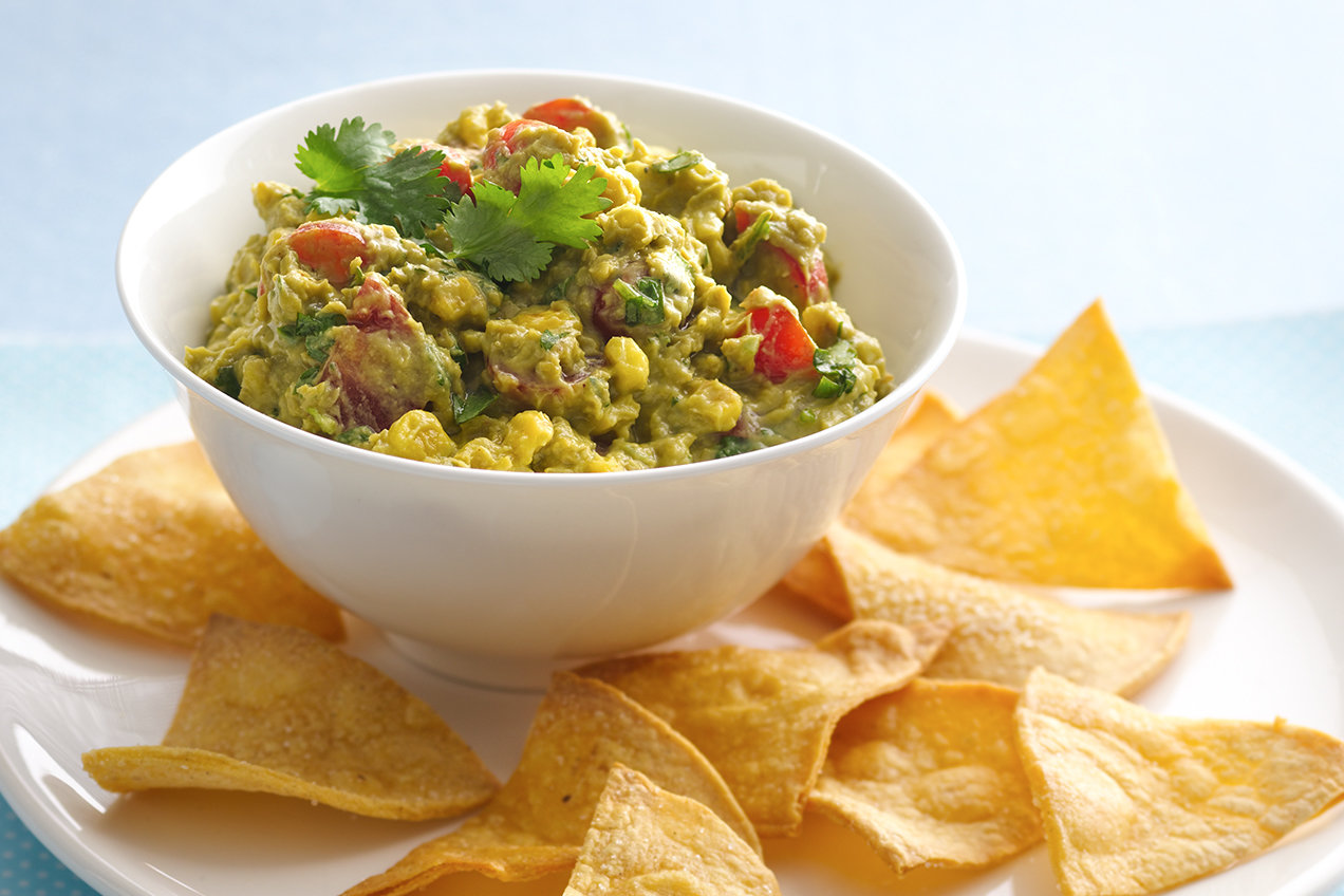 Rockin' Roasted Corn Guac | Hungry Girl