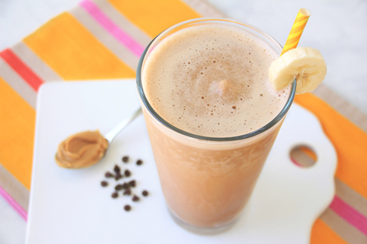 PB Chocolate 'Nana Smoothie | Hungry Girl