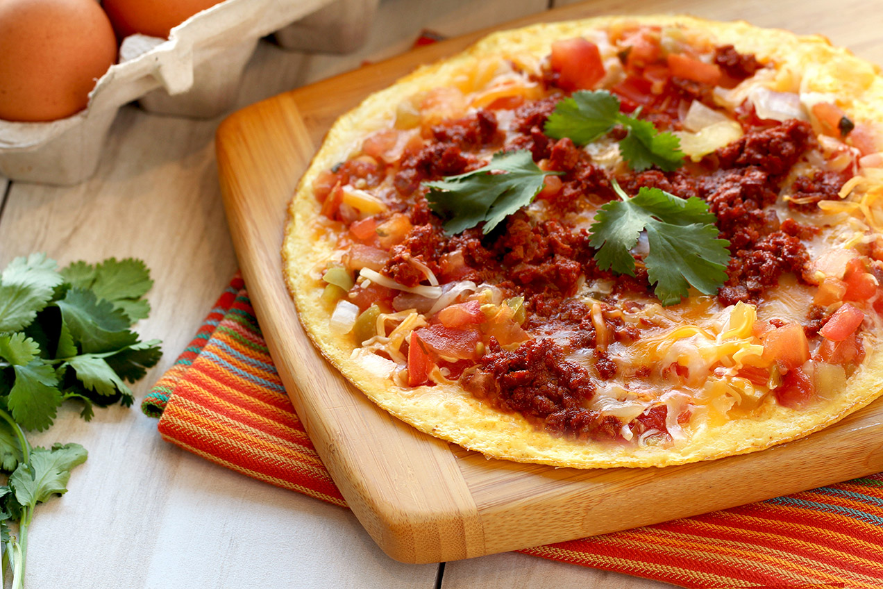 Breakfast Pizza Mexicali | Hungry Girl