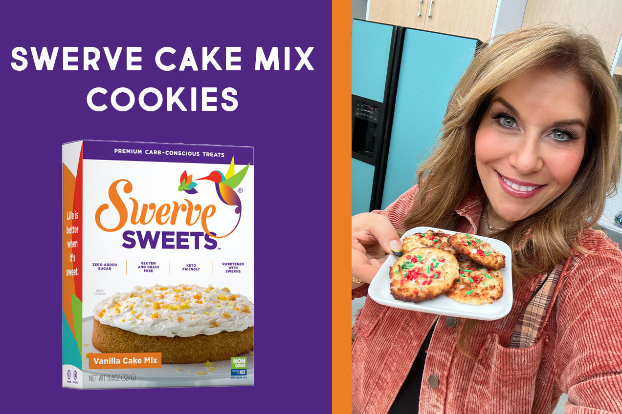 Swerve Cake Mix Cookies | Hungry Girl
