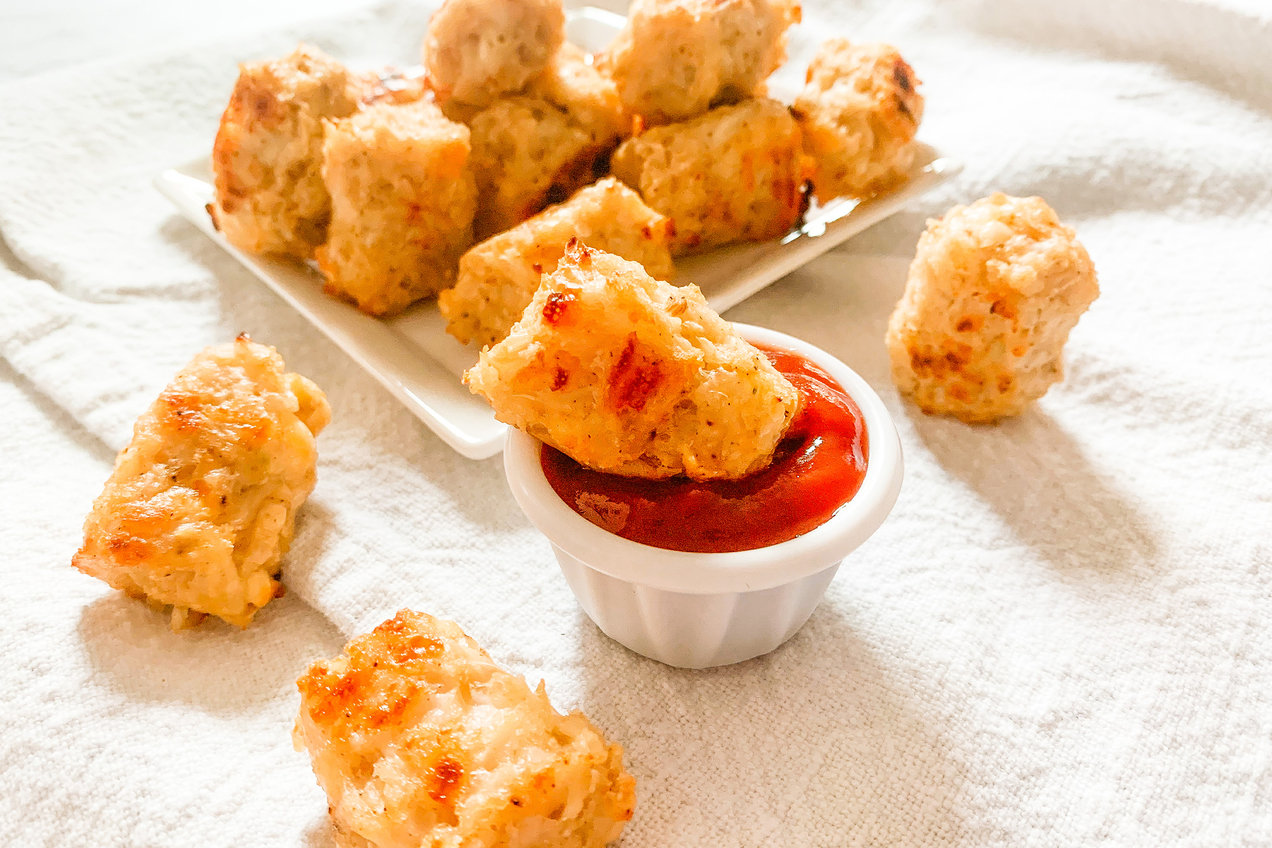 Healthy Cauliflower Tater Tots Recipe | Hungry Girl