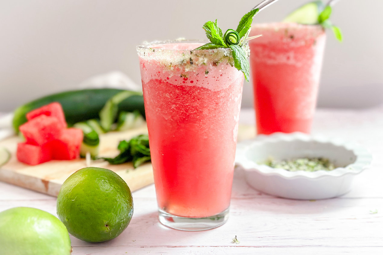 4-Ingredient Watermelon Cocktail Recipe | Hungry Girl