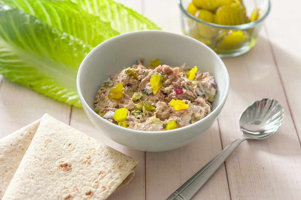 Healthy Pickle Ranch Tuna Salad Recipe | Hungry Girl