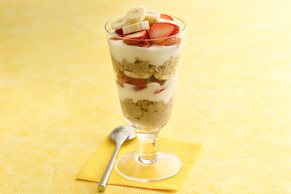 Super-Sized Berry-nana Oatmeal Parfait | Hungry Girl